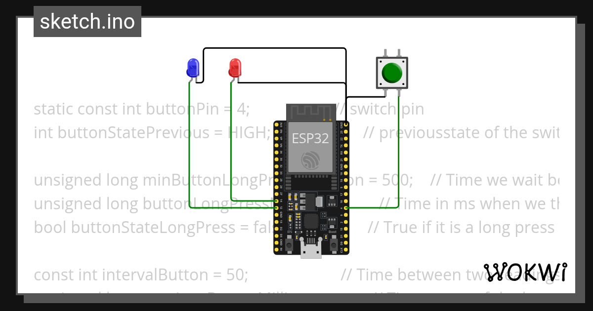 longpress - Wokwi ESP32, STM32, Arduino Simulator