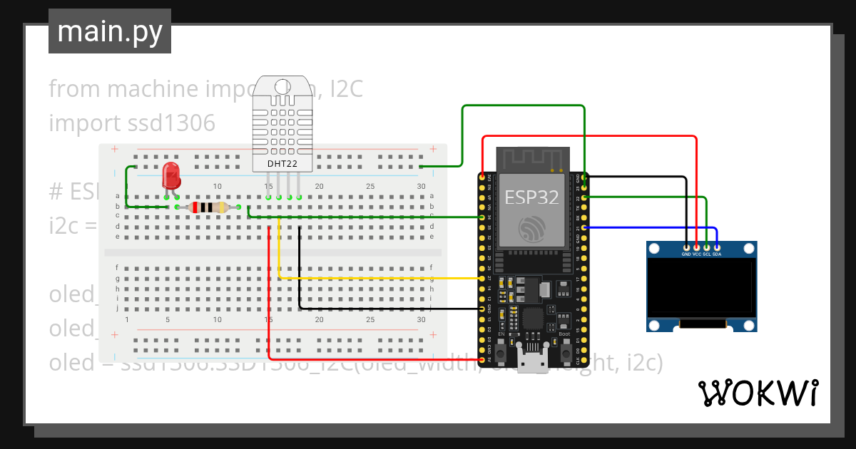 Esp32 Micropython Ssd1306 Copy Wokwi Esp32 Stm32 Arduino Simulator 7207