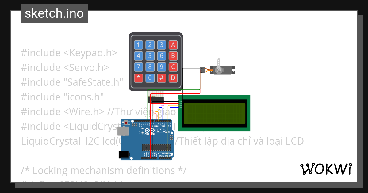 keypad - Wokwi ESP32, STM32, Arduino Simulator