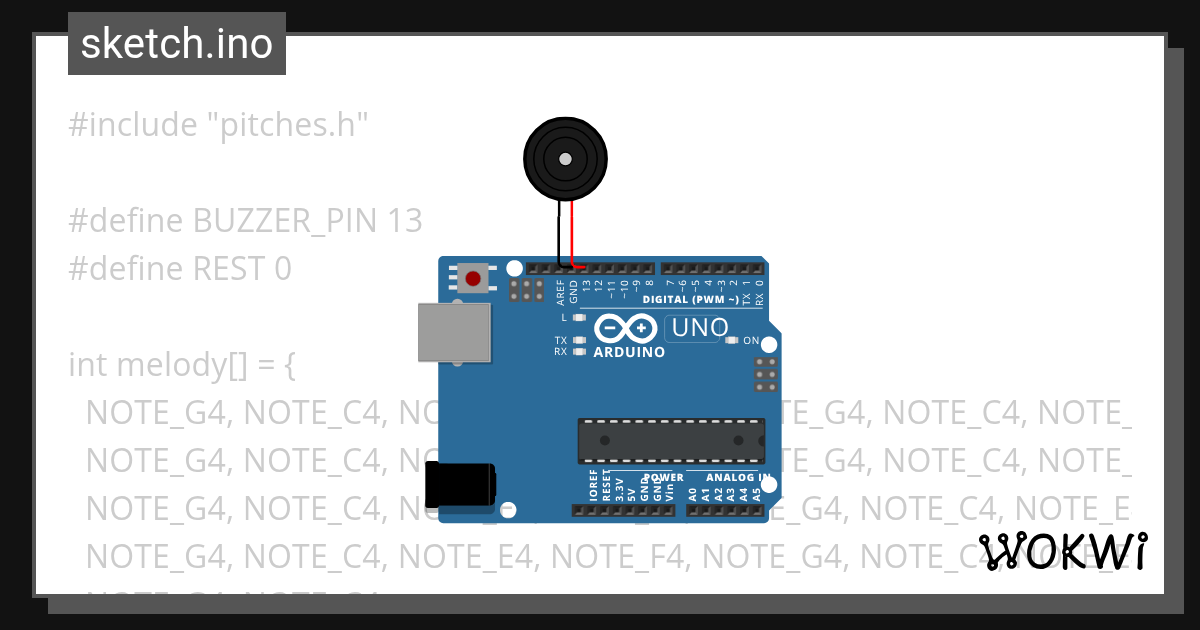 Musik - Wokwi ESP32, STM32, Arduino Simulator