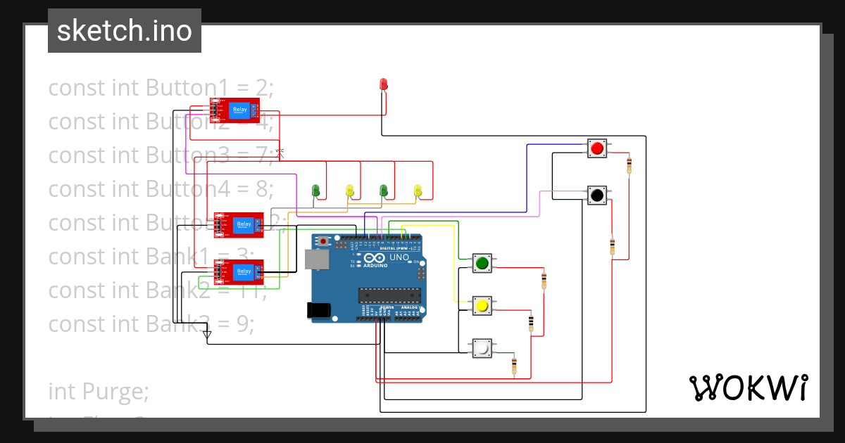 Fuel Injector and Ignition Coil Dignostic Machine - Wokwi ESP32, STM32, Arduino Simulator