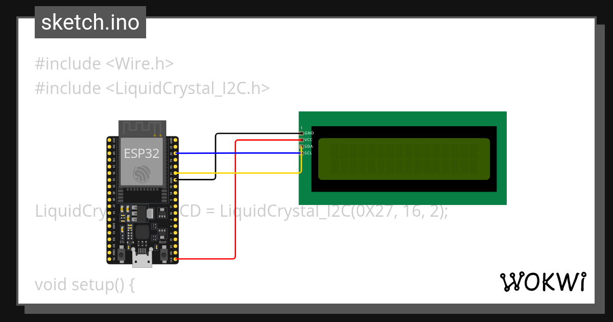 lcd - Wokwi ESP32, STM32, Arduino Simulator