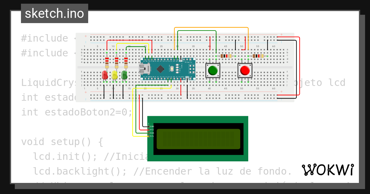Practica 4 Entradas Digitales En Arduino Wokwi Esp32 Stm32 Arduino Simulator