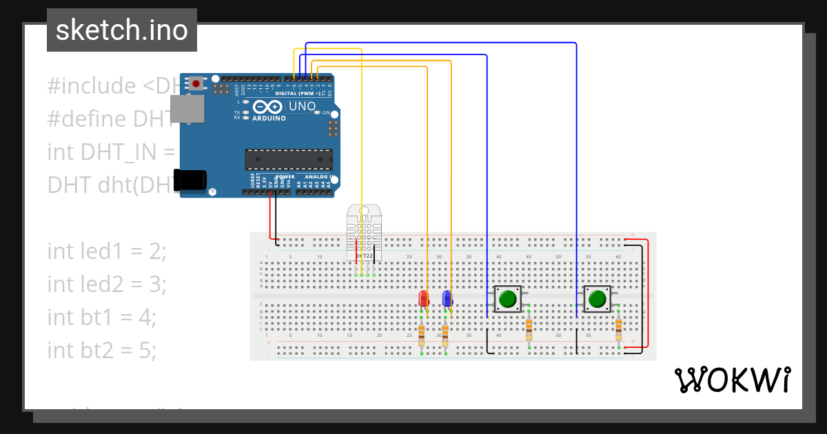 Practica 2 - Wokwi ESP32, STM32, Arduino Simulator