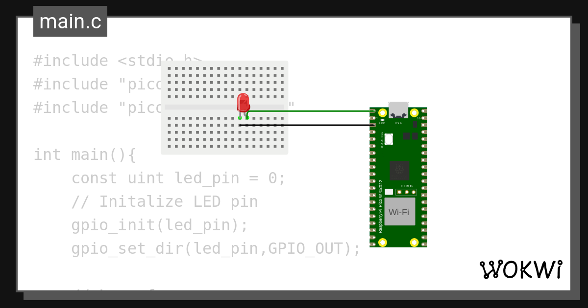 Blink Sdk Wokwi Esp32 Stm32 Arduino Simulator