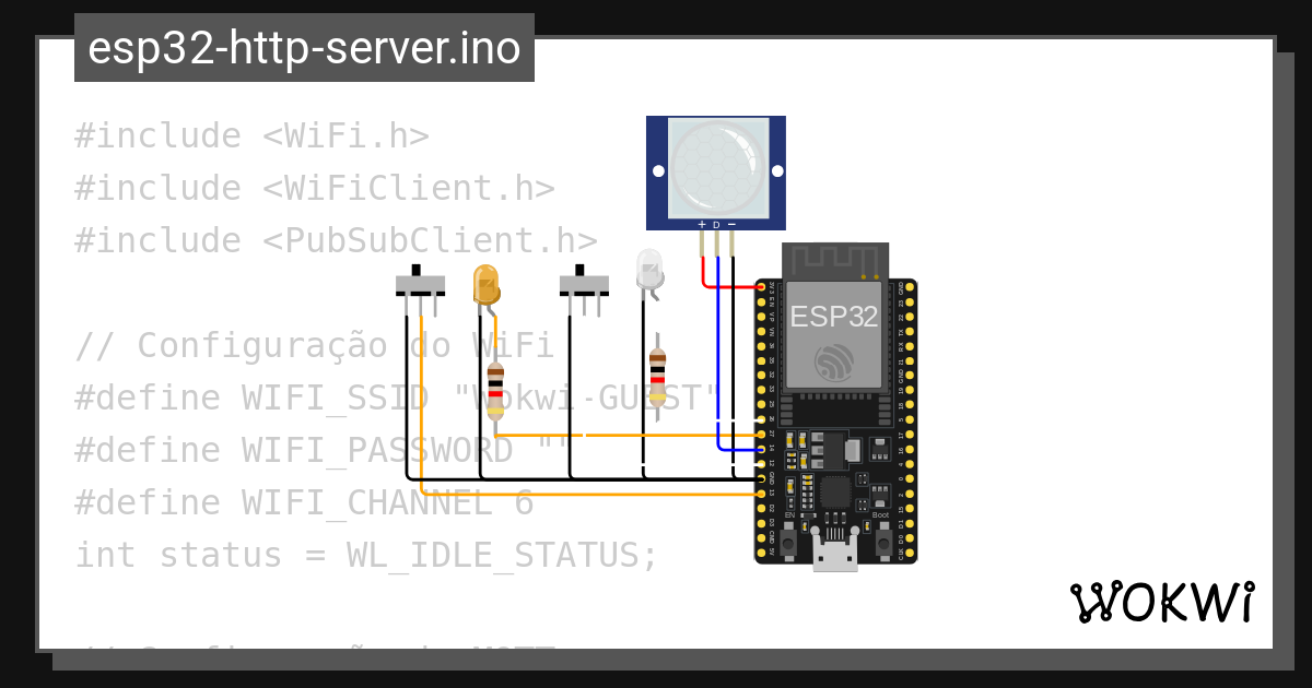 Switch Sensor Leds Wokwi Esp32 Stm32 Arduino Simulator 5792