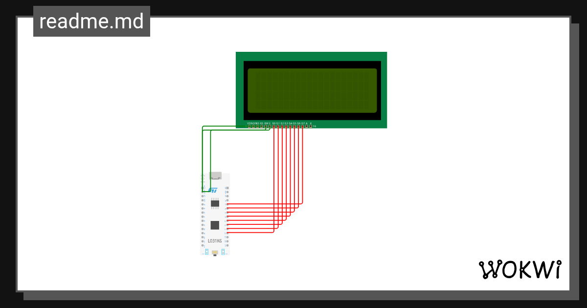 stm32l0x1 hd44780 - Wokwi ESP32, STM32, Arduino Simulator stm32l0x1 hd44780 - Wokwi ESP32, STM32, Arduino Simulator