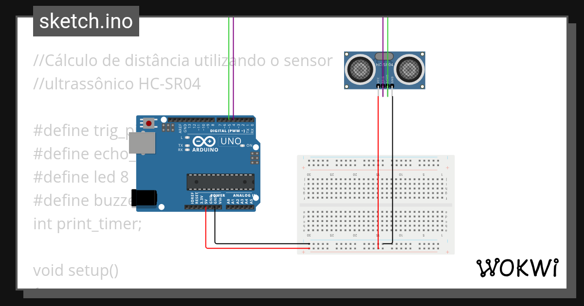 Sensor De Estacionamento Wokwi Esp32 Stm32 Arduino Simulator 