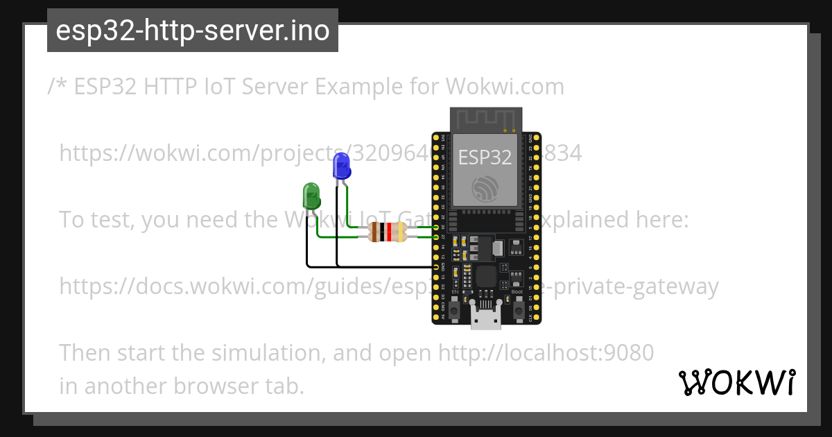 Wokwi - Online ESP32, STM32, Arduino Simulator