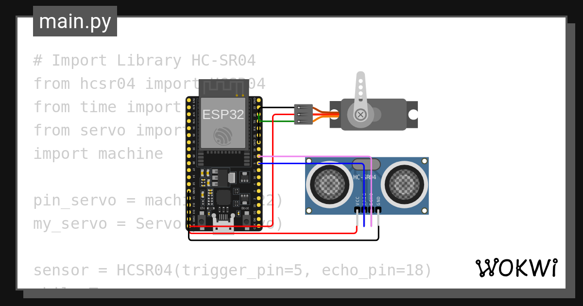 Puputservosensor Wokwi Esp32 Stm32 Arduino Simulator 8461