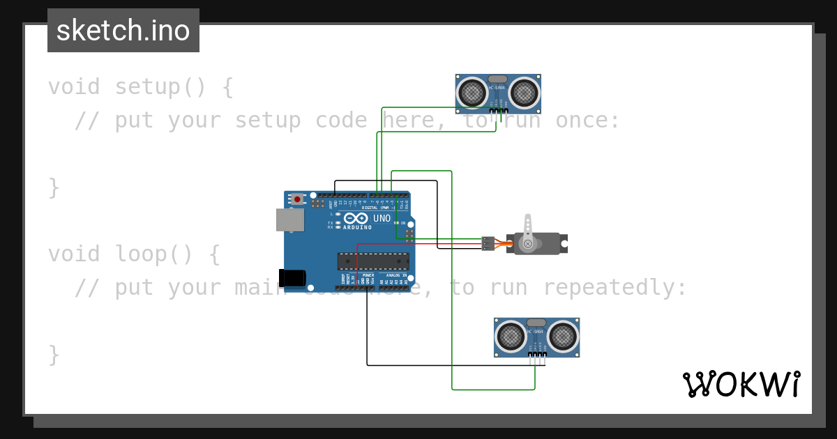 Smart Dustbin Copy1 Wokwi Esp32 Stm32 Arduino Simulator