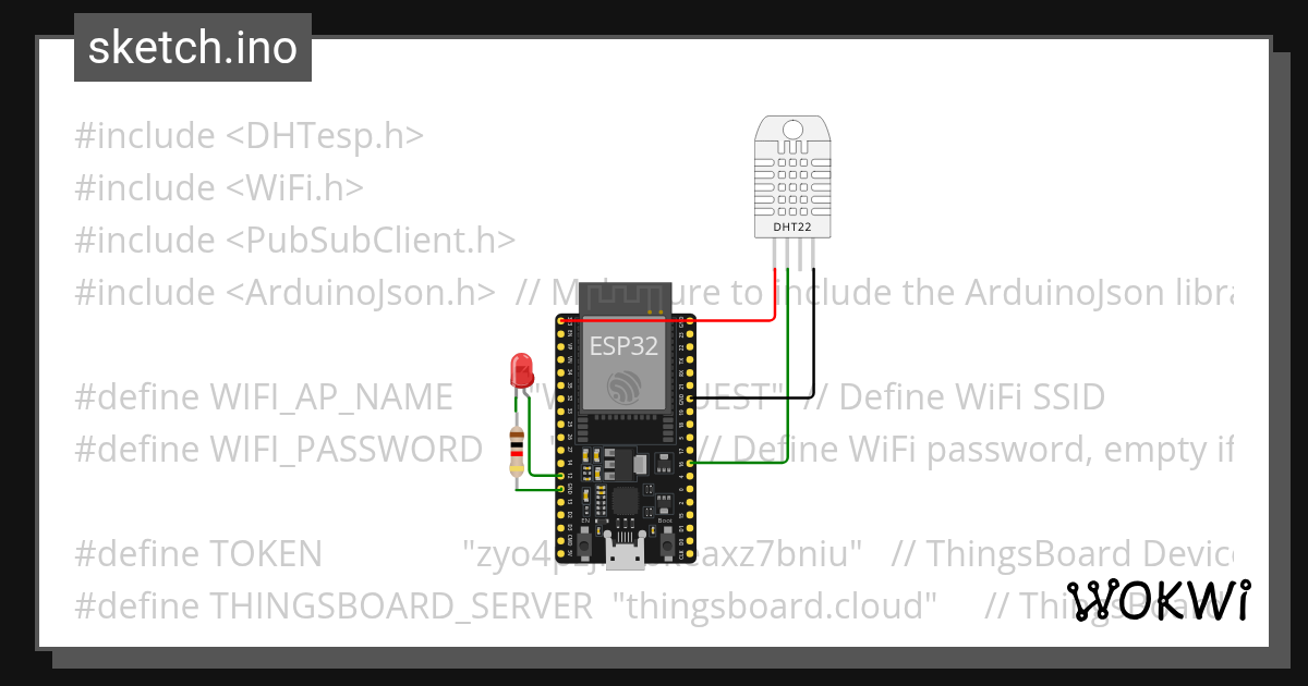 MQTT lab 7.3 - Wokwi ESP32, STM32, Arduino Simulator