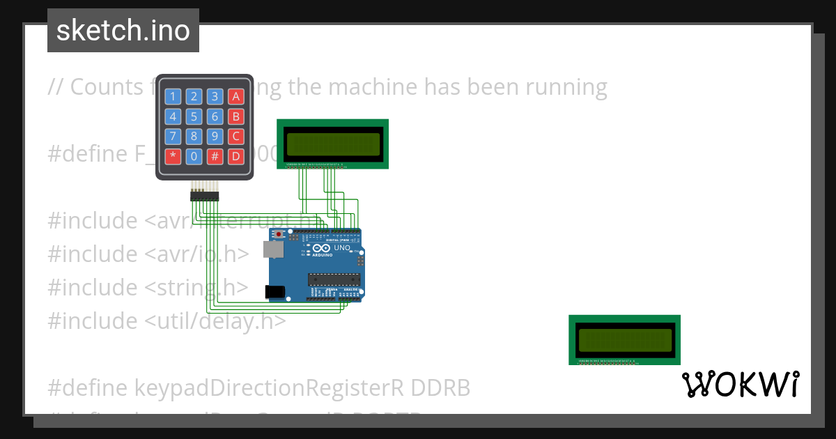 C Keypad Lcd Wokwi Esp32 Stm32 Arduino Simulator