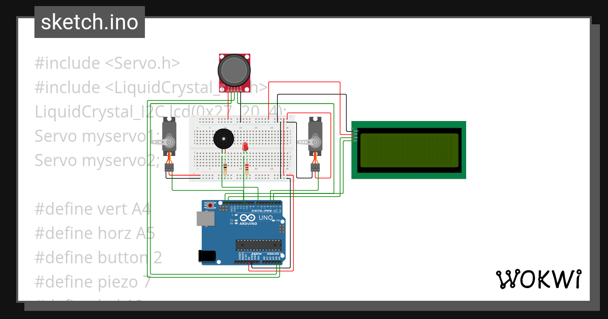 Joystick - Wokwi ESP32, STM32, Arduino Simulator