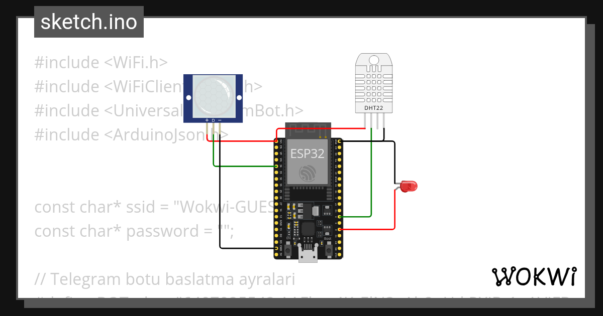 Telegram ESP32 Take Input from User Copy - Wokwi ESP32, STM32, Arduino Simulator