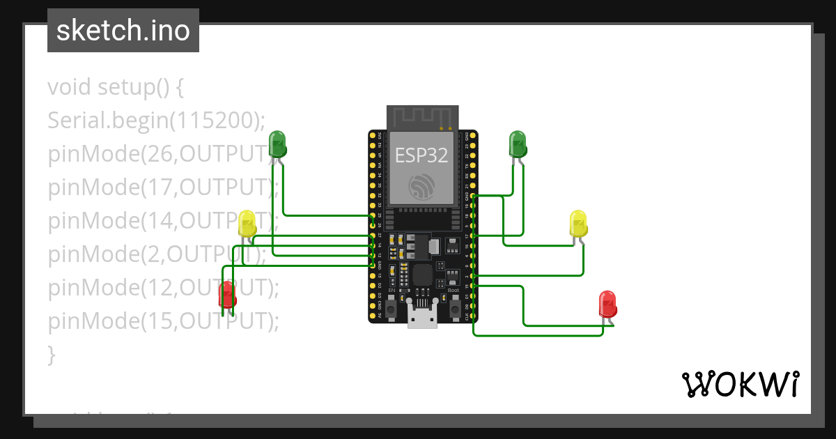 exp1 - Wokwi ESP32, STM32, Arduino Simulator