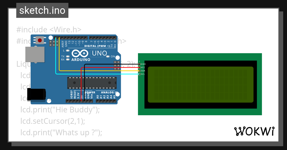LCD - Wokwi ESP32, STM32, Arduino Simulator LCD - Wokwi ESP32, STM32, Arduino Simulator