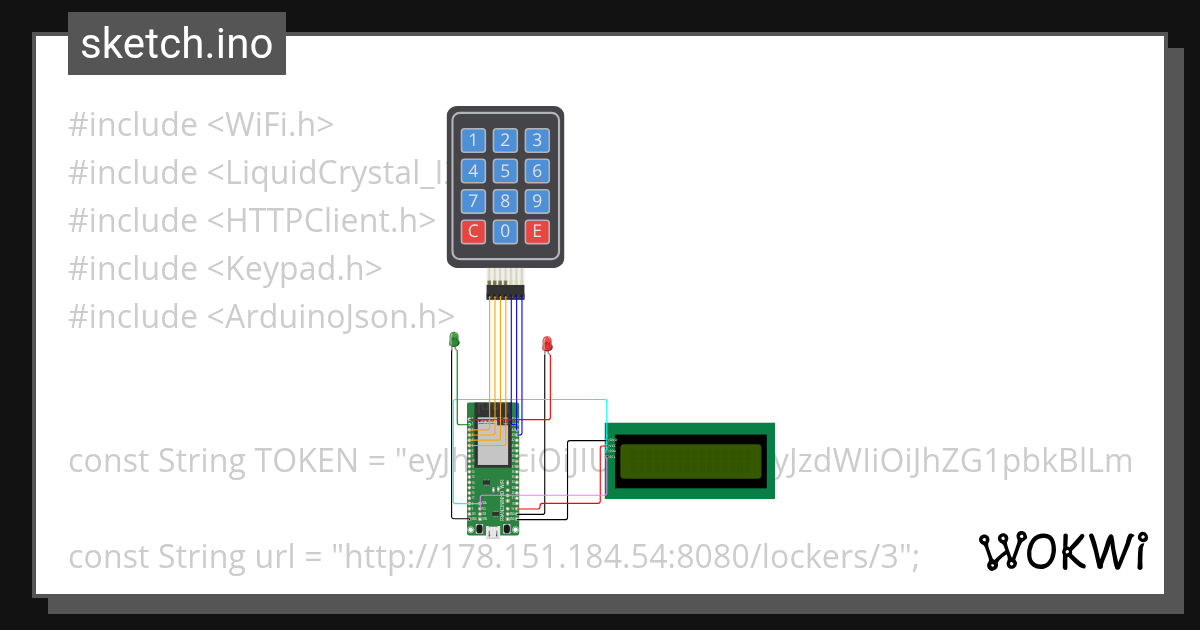 Locker - Wokwi ESP32, STM32, Arduino Simulator