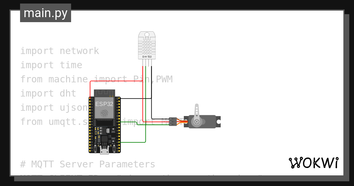 Micropython Mqtt Weather Logger Esp32 And Servomotor Wokwi Esp32 Stm32 Arduino Simulator 0286