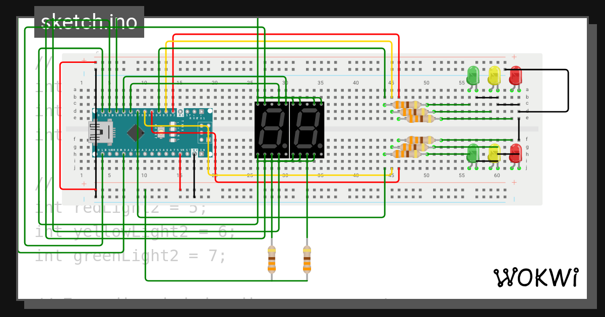 Trafficlight Copy 3 Wokwi Esp32 Stm32 Arduino Simulator