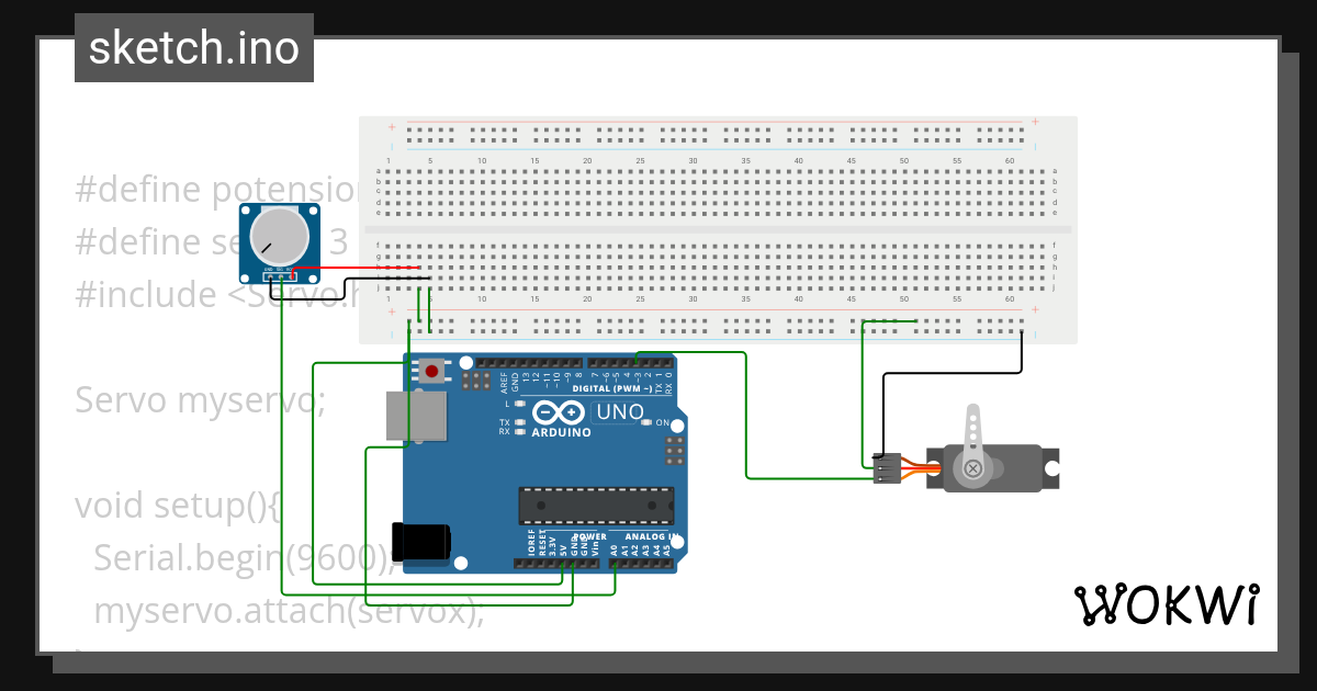 Servo Potensio Wokwi Esp32 Stm32 Arduino Simulator 1994