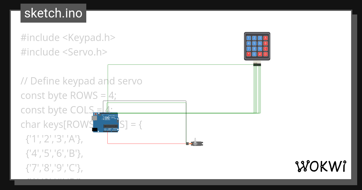 Doorlock Wokwi Esp32 Stm32 Arduino Simulator 4401