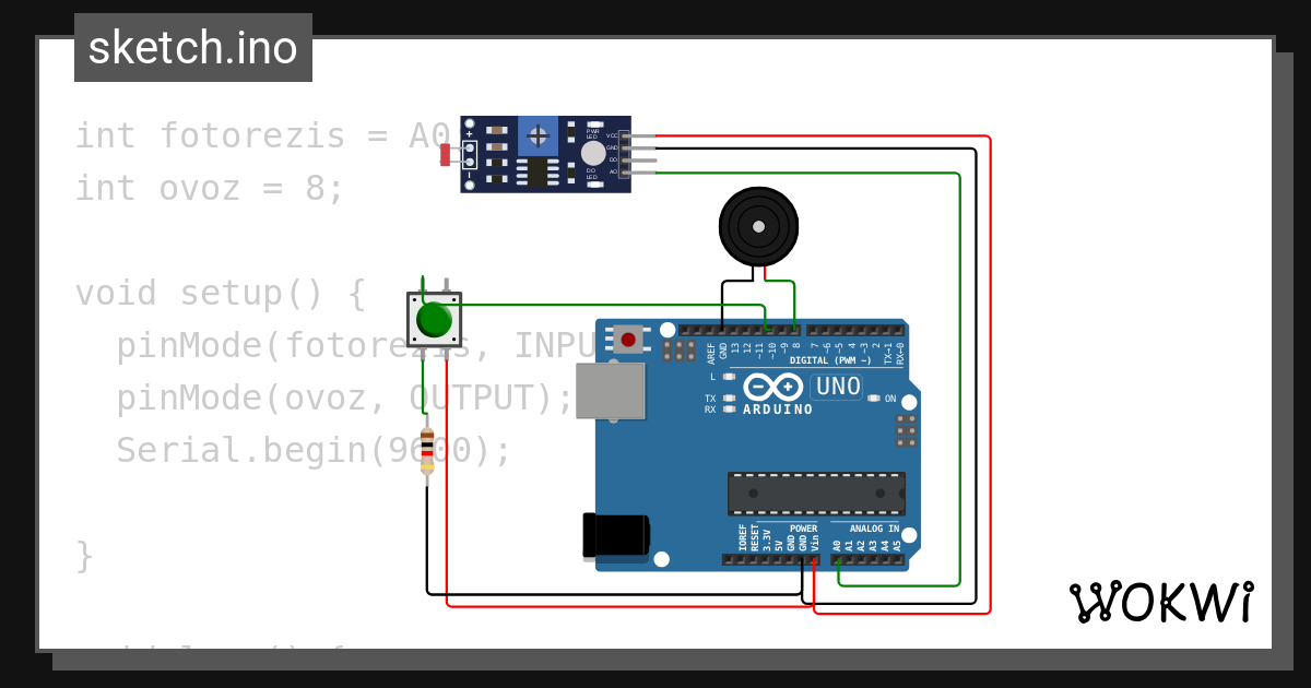 Photoresistor Sensor 4 Copy Wokwi Esp32 Stm32 Arduino Simulator
