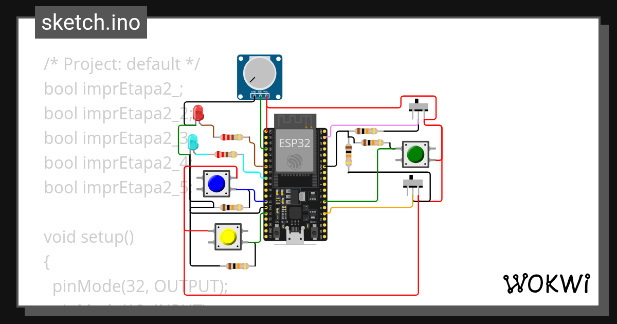 Primero CIDA - Wokwi ESP32, STM32, Arduino Simulator
