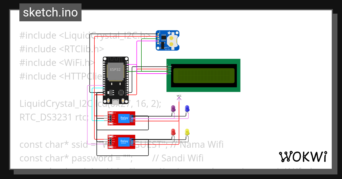 tugas rifki - Wokwi ESP32, STM32, Arduino Simulator
