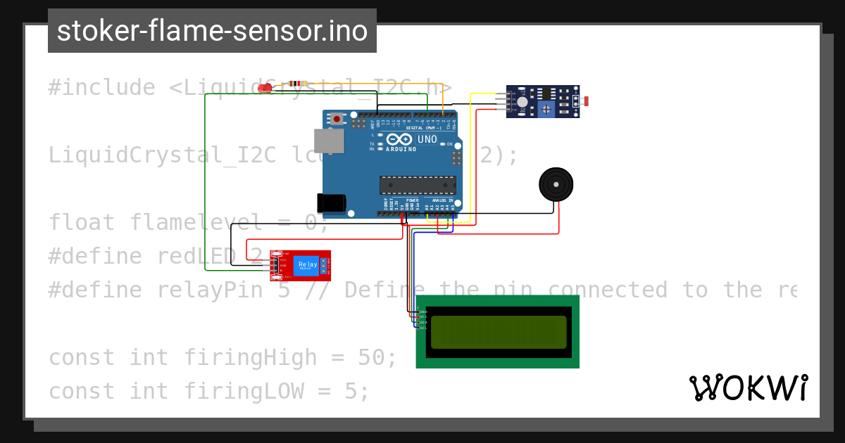 Detecteur De Flamme Wokwi Esp32 Stm32 Arduino Simulator 8790