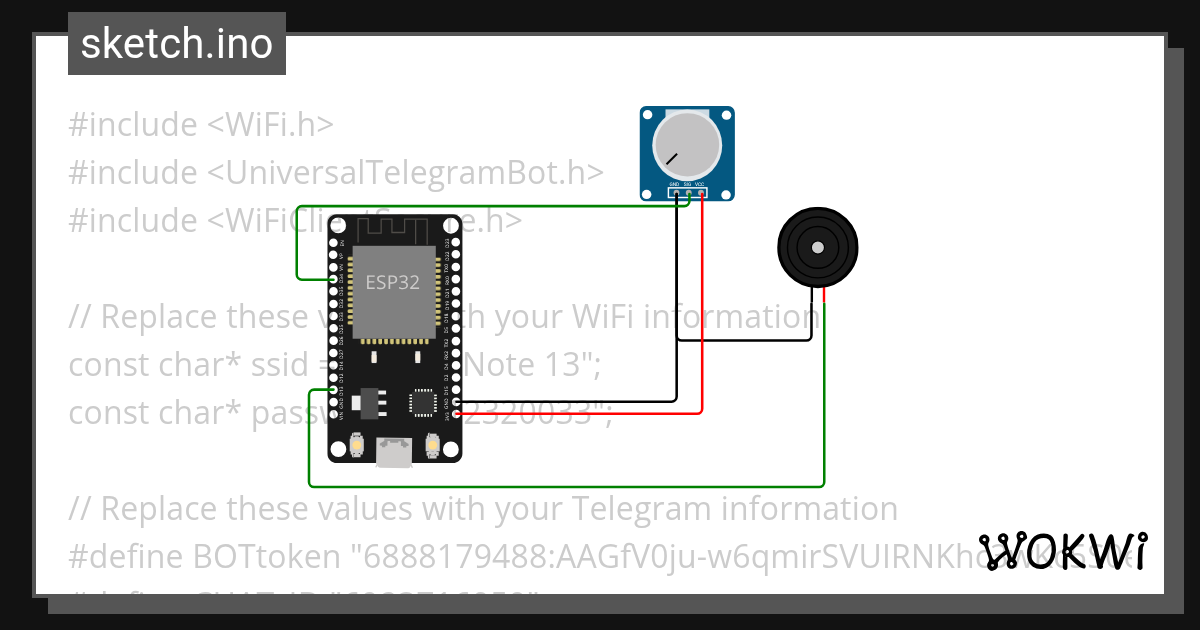 Wokwi - Online ESP32, STM32, Arduino Simulator