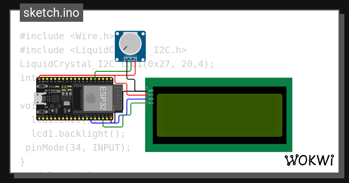 ตัวอย่าง Wokwi Esp32 Stm32 Arduino Simulator
