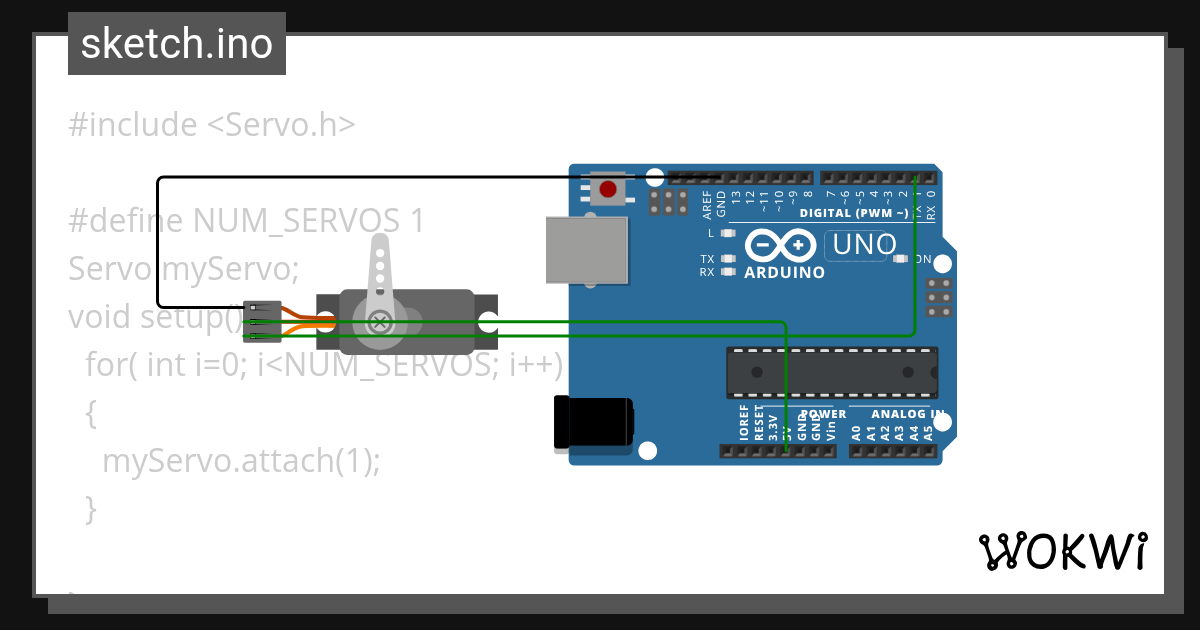 servo - Wokwi ESP32, STM32, Arduino Simulator