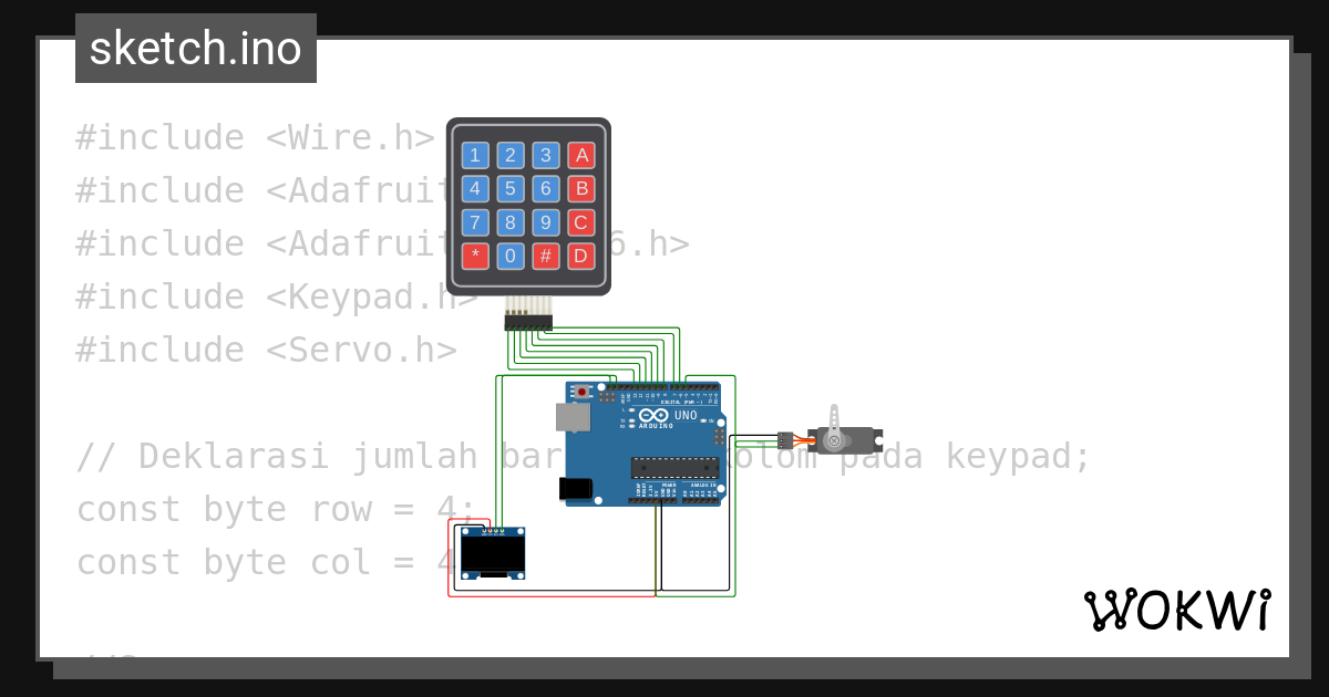 Doorlock Wokwi Esp32 Stm32 Arduino Simulator