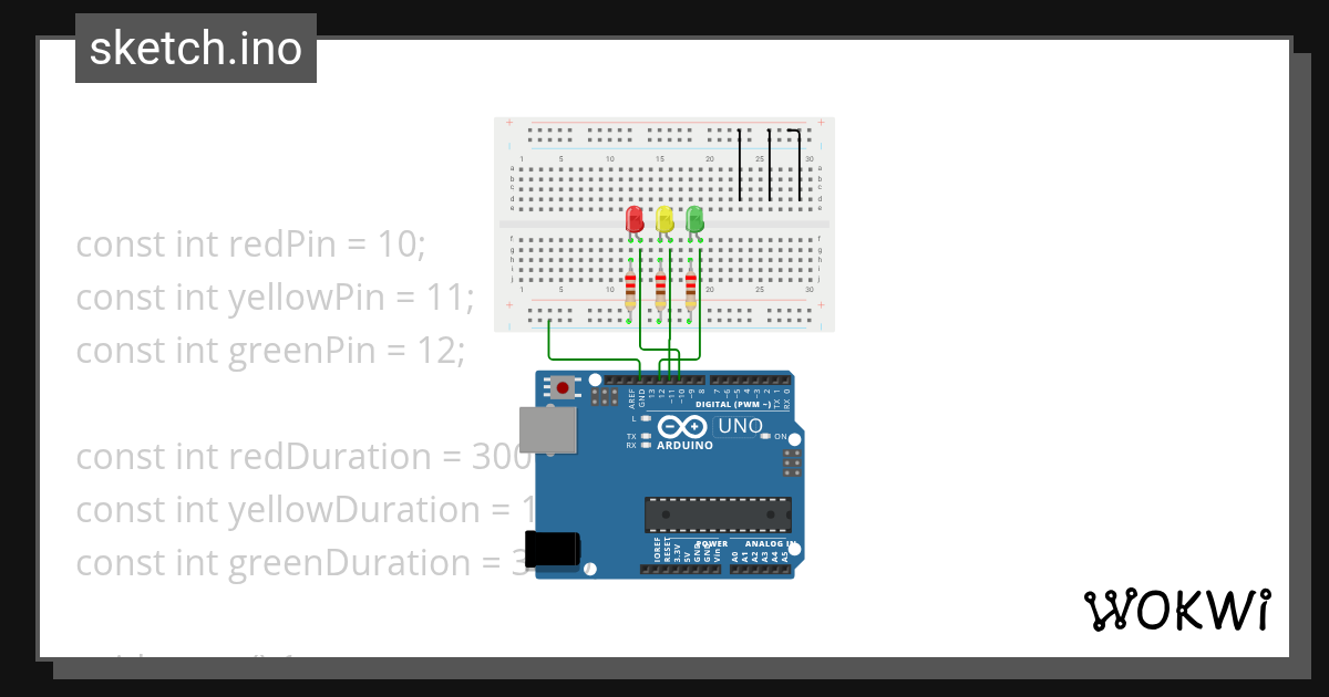 Activity 5 Traffic Lights Wokwi Esp32 Stm32 Arduino Simulator 