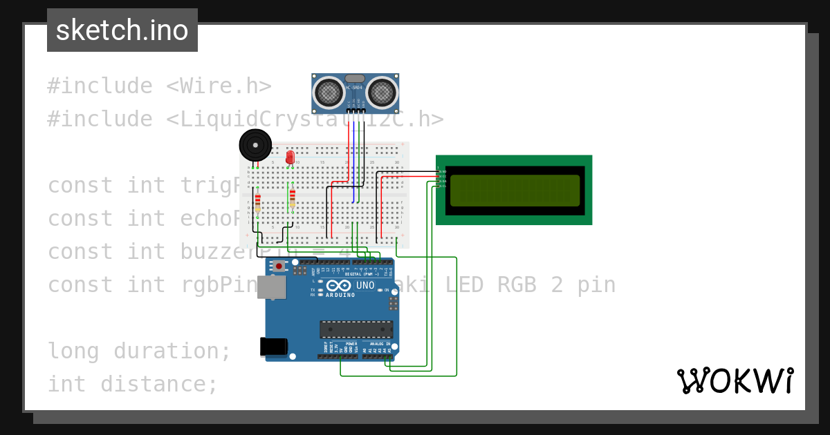 Led Rgb 2 Kaki Wokwi Esp32 Stm32 Arduino Simulator 