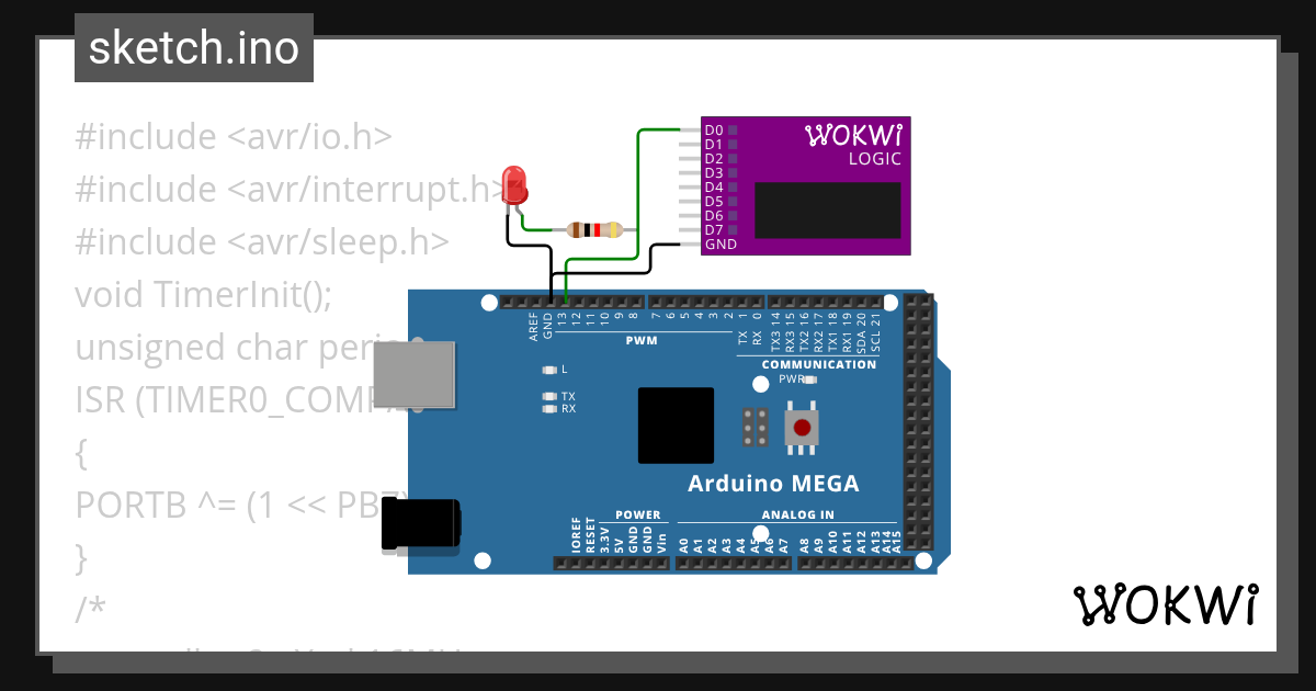 timer 0 mode normal Copy - Wokwi ESP32, STM32, Arduino Simulator
