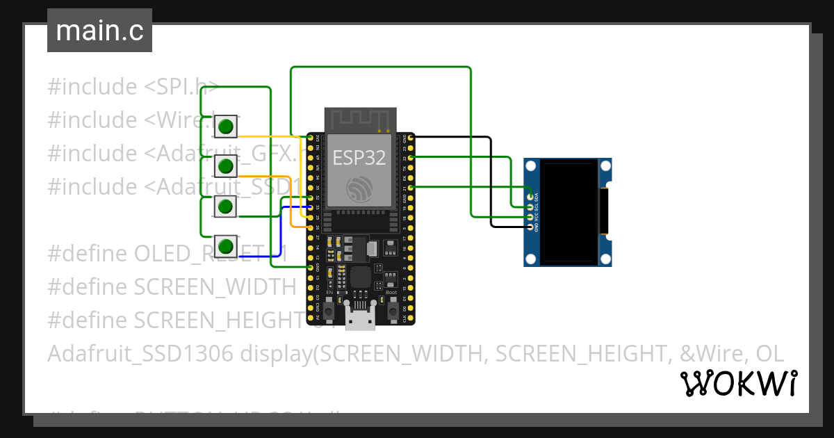 Snake - Wokwi ESP32, STM32, Arduino Simulator