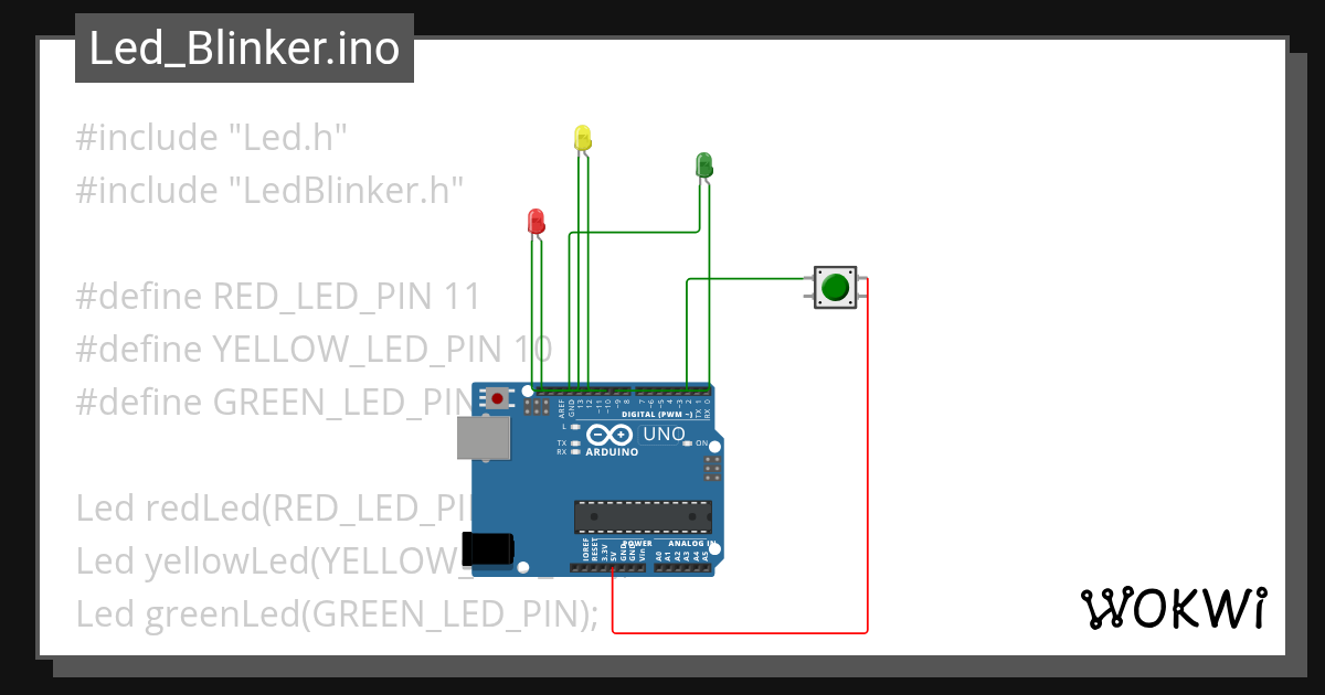 led blink Copy - Wokwi ESP32, STM32, Arduino Simulator