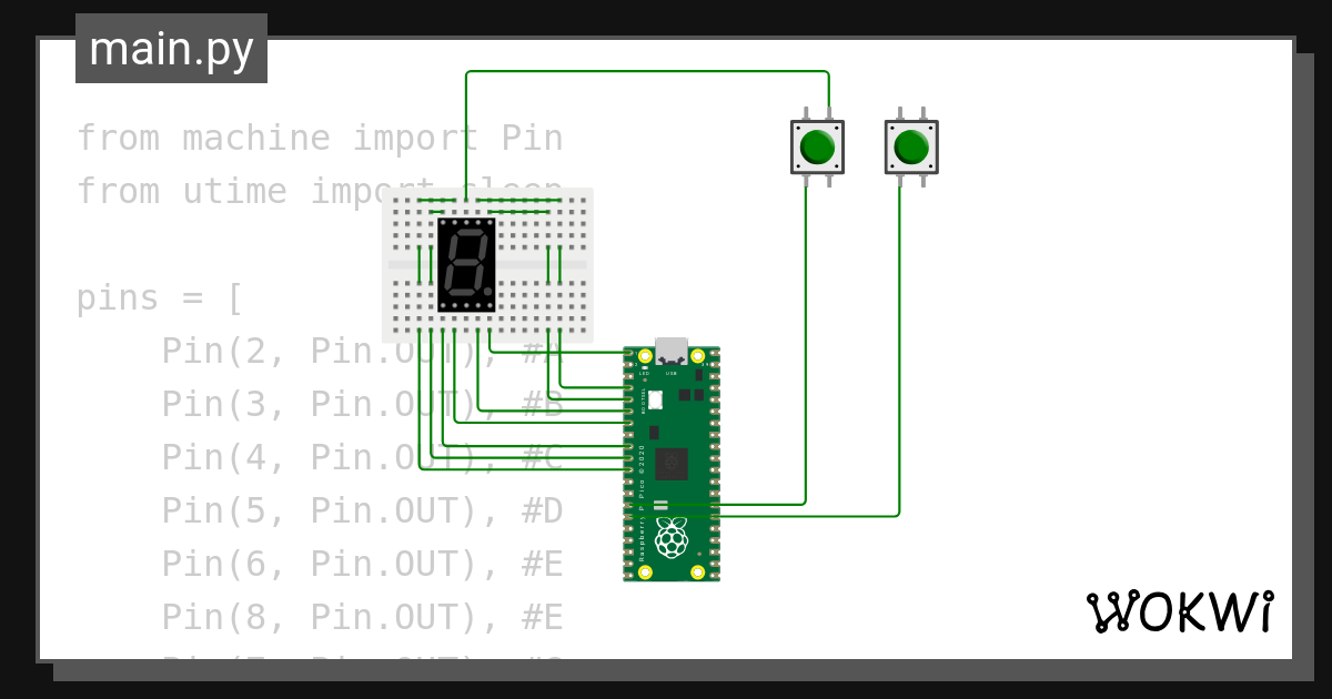 Contador Wokwi Esp32 Stm32 Arduino Simulator 