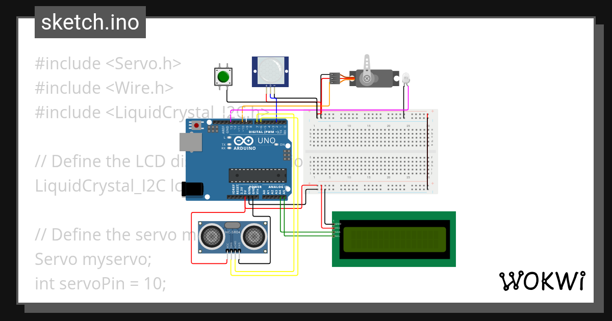Automated Pet Feeder NaimZ - Wokwi ESP32, STM32, Arduino Simulator