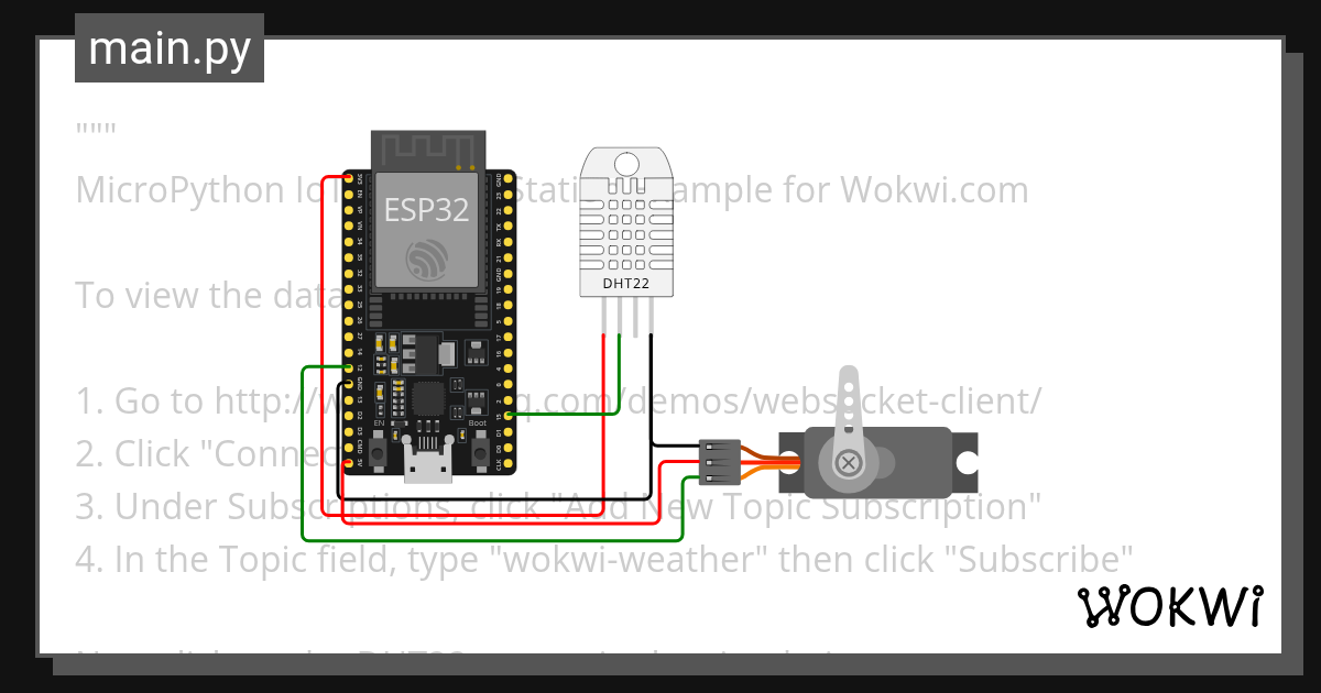 uPython_ESP32_Servo_Copy - Wokwi ESP32, STM32, Arduino Simulator