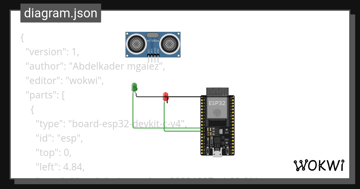 esp32_rgb_ultrason Copy (2) - Wokwi ESP32, STM32, Arduino Simulator