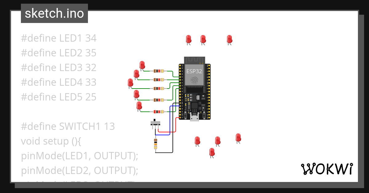 19 - Wokwi ESP32, STM32, Arduino Simulator