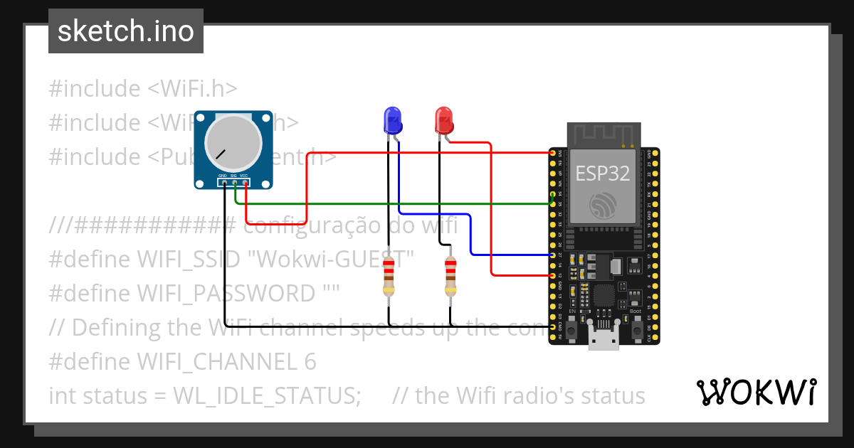 Wokwi - Online ESP32, STM32, Arduino Simulator