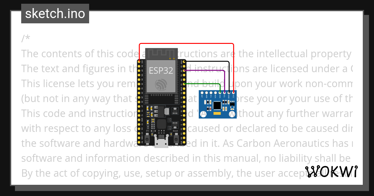 Esp32 Com Mpu6050 Wokwi Esp32 Stm32 Arduino Simulator 3139