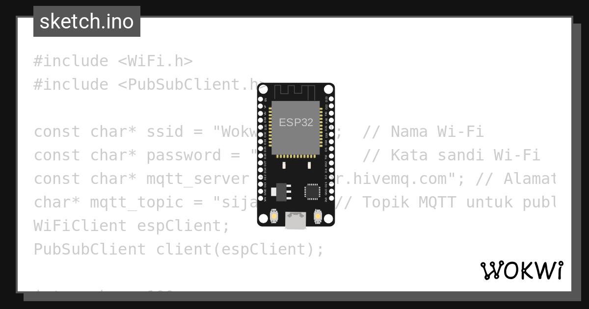 14 April Mqtt Publisher Project Wokwi Esp32 Stm32 Arduino Simulator