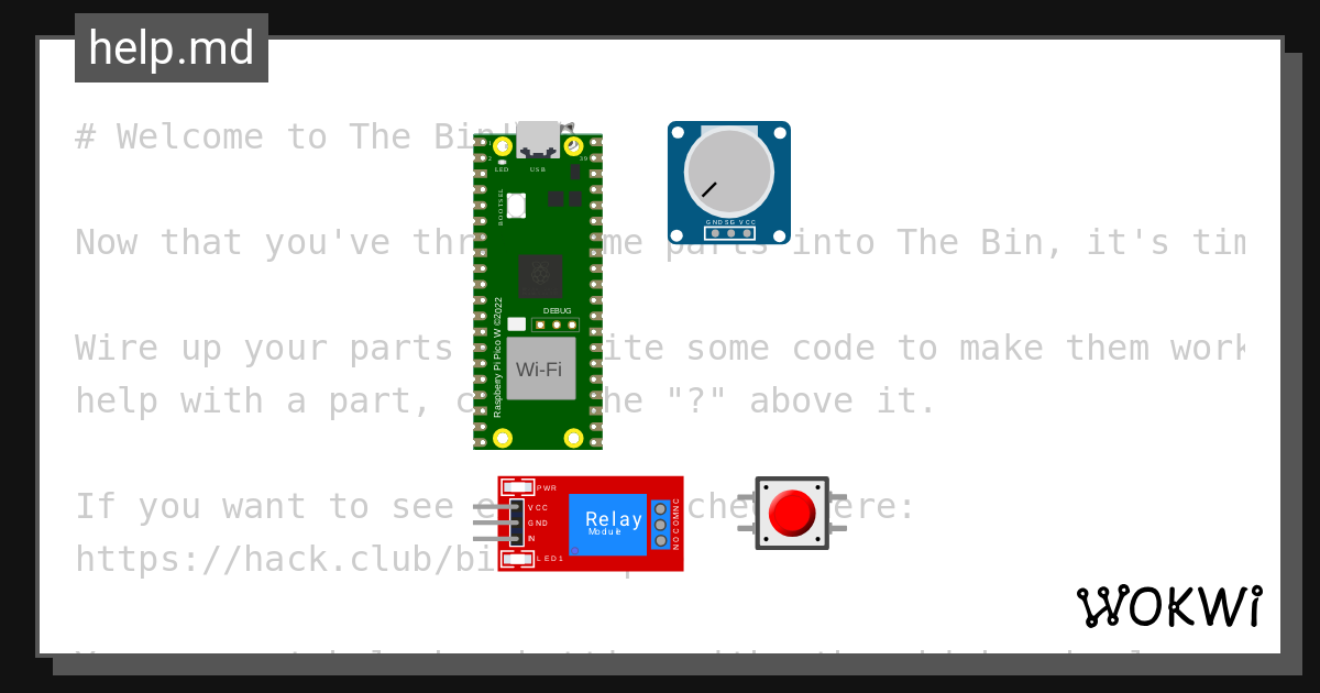 The Bin Wokwi Esp32 Stm32 Arduino Simulator