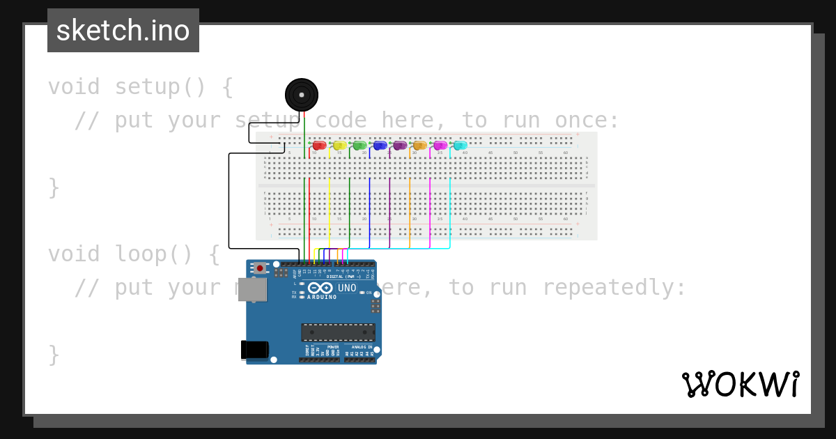 Buzer Led Wokwi Esp32 Stm32 Arduino Simulator