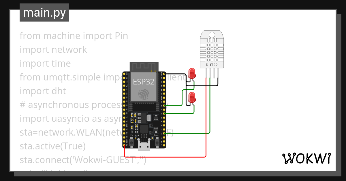 lab5 - Wokwi ESP32, STM32, Arduino Simulator